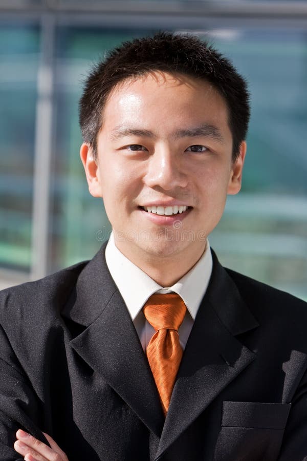 Homme Chinois Asiatique D'affaires Photo stock - Image du glaces ...