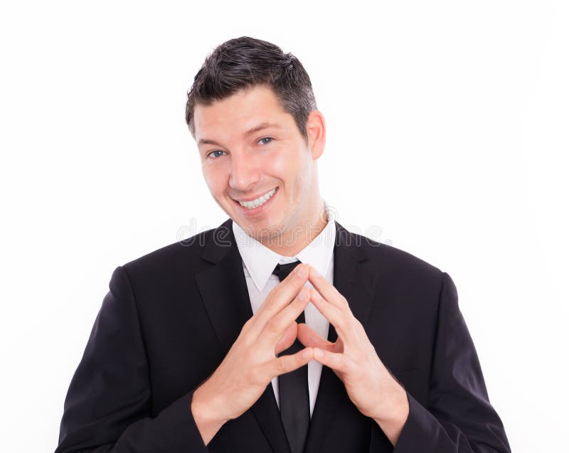 Homme confiant d'affaires image stock. Image du masculin - 17001359