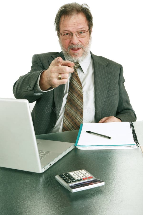 Homme D'affaires Autoritaire Image stock - Image du expression, témoin ...