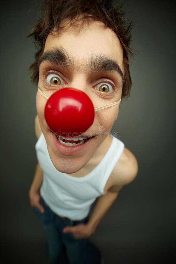 Sourire bizarre photo stock. Image du jeune, mignon, type - 14096198