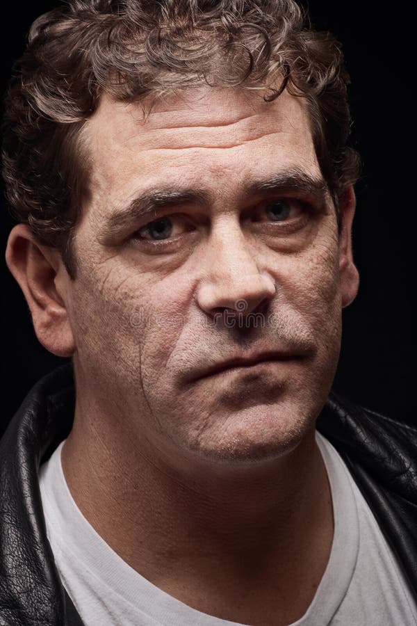 Homme dur photo stock. Image du expression, fermer, enfoncé - 29152506