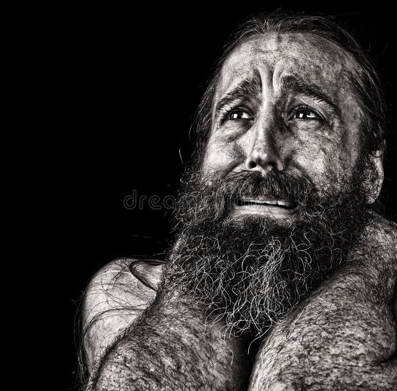 Pleurer d'homme de couleur image stock. Image du pleurer - 621587