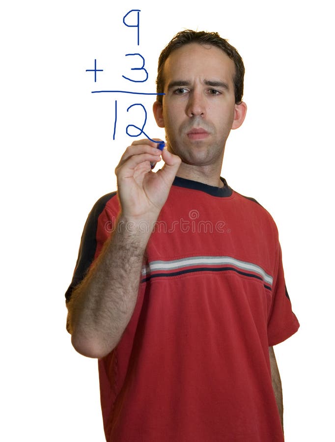 J'ai une question de maths image stock. Image du éducation - 23673647