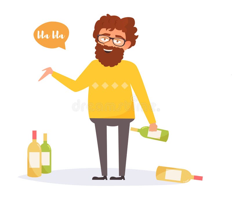 Personne Ivre Vecteur Cartoon Illustration de Vecteur - Illustration du ...