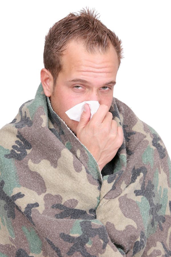 Homme malade photo stock. Image du morve, homme, santé - 9745442