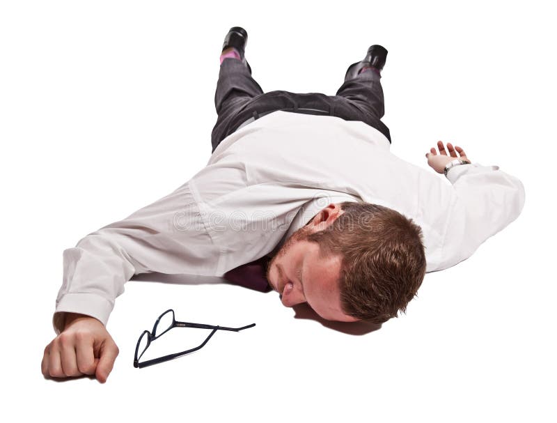 Homme Plus âgé Mort Ou Inconscient. Photo stock - Image du soleil ...