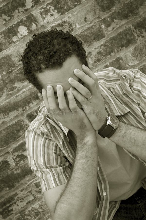 Homme triste photo stock. Image du triste, adolescents - 802522