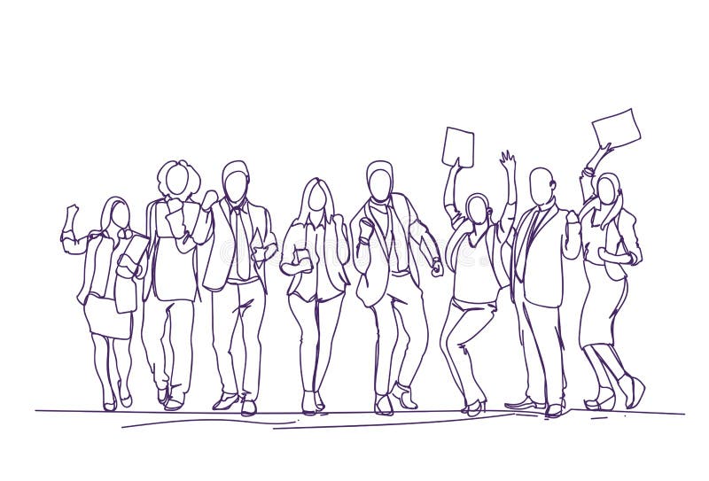 Hommes D'affaires Encourageants Team Over White Background, Groupe De ... Hommes D'affaires Encourageants Team Over White Background, Groupe De ...