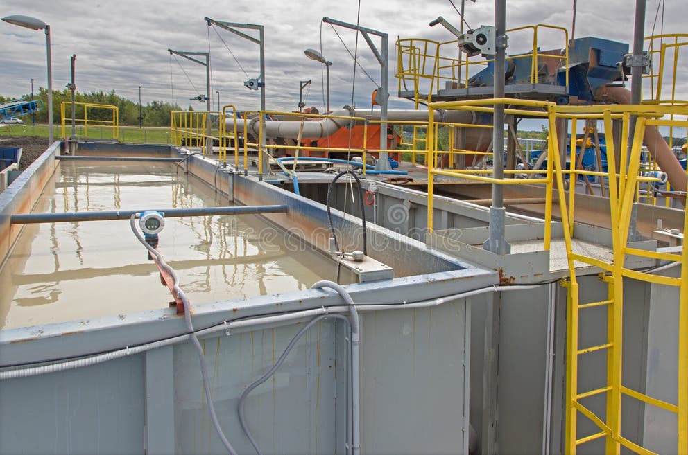 Homogenization Tanks from Dewatering Technology Stock Image - Image of ...