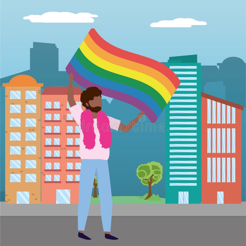 Homosexual Proud Cartoon Stock Vector Illustration Of Romantic 145151237