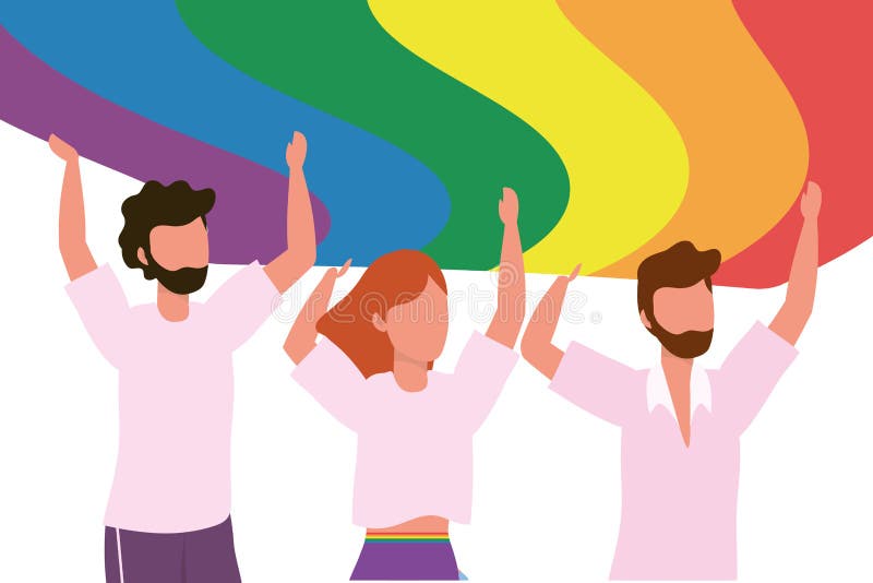 Homosexual Proud Cartoon Stock Vector Illustration Of Equality 145049000