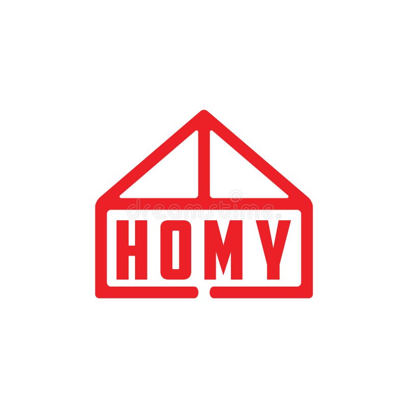 Homy Shape Simple Decoration Vector Stock Vector - Illustration of ...