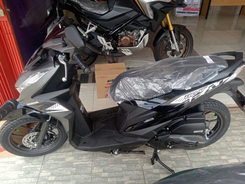 Honda Beat 2023 Terbaru Hijau Editorial Stock Photo - Image of beat ...