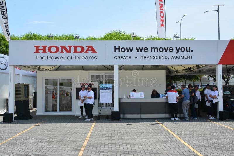Honda Booth at Autofest Test Drive in Pasay, Philippines Editorial ...