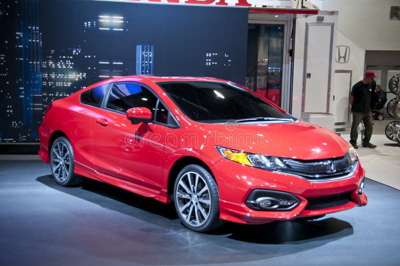 Nuevo Color Rojo De Honda Civic Fotografía editorial - Imagen de ...