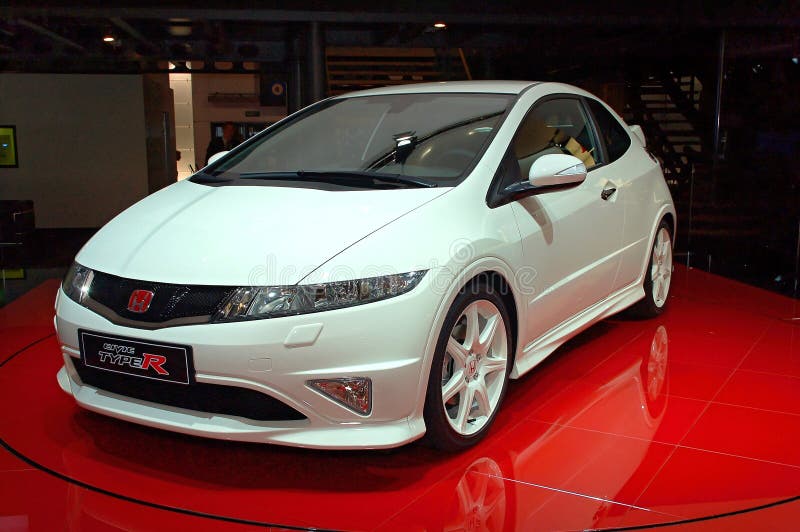 Paris Motorshow 2008 - Honda Civic Type R Editorial Photo - Image of ...