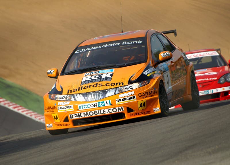 Honda Civic Und Integra BTCC Redaktionelles Stockfoto - Bild von silber ...