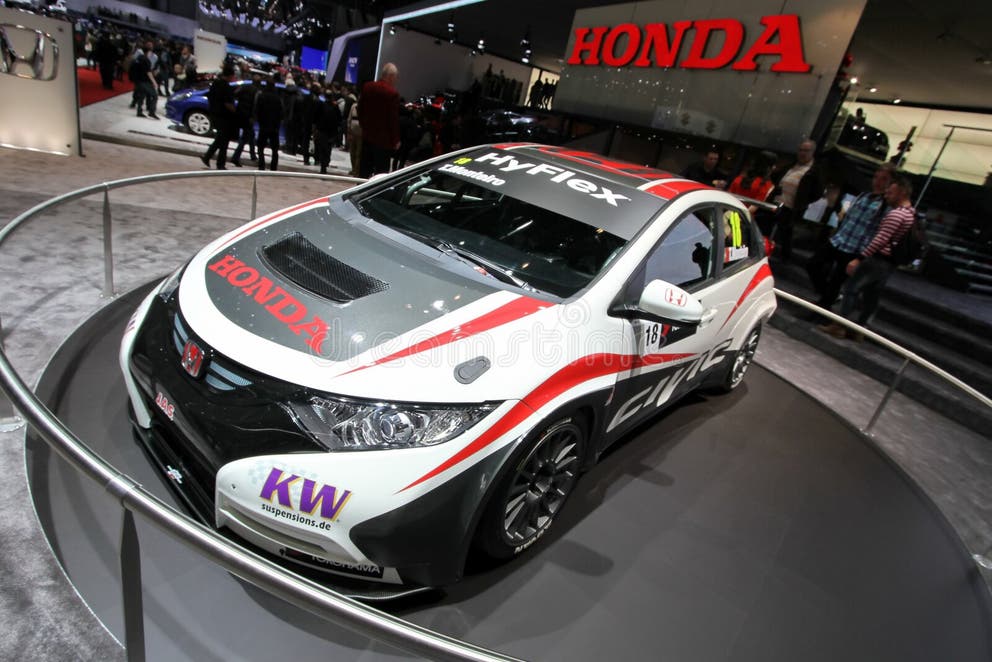 Honda Civic WTCC racecar editorial photography. Image of style - 29693157