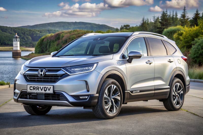 2023 Honda Crv Hybrid. Generated Using AI. Stock Illustration ...