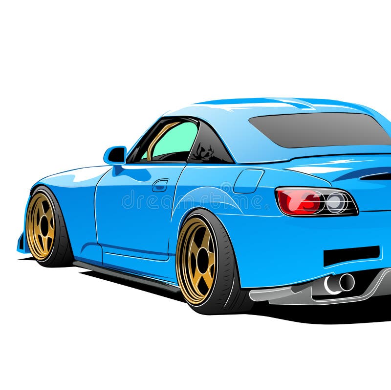 Honda S2000 Vector Art redaktionelles stockbild. Illustration von ...