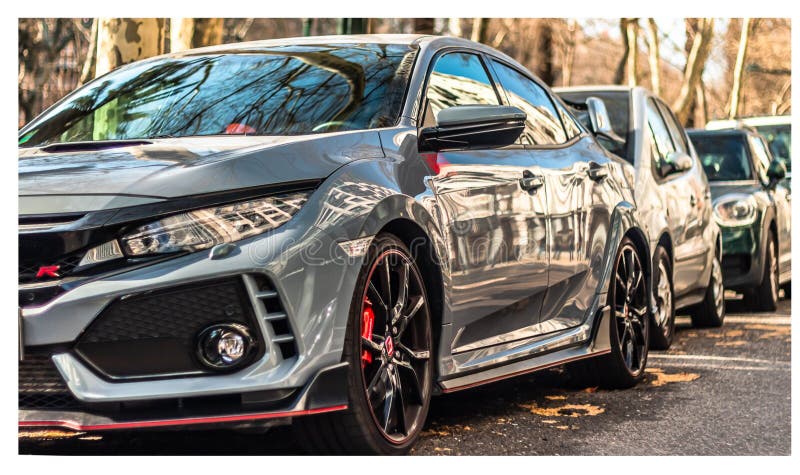 Honda Type R from Low Angle Editorial Stock Image - Image of perfect ...