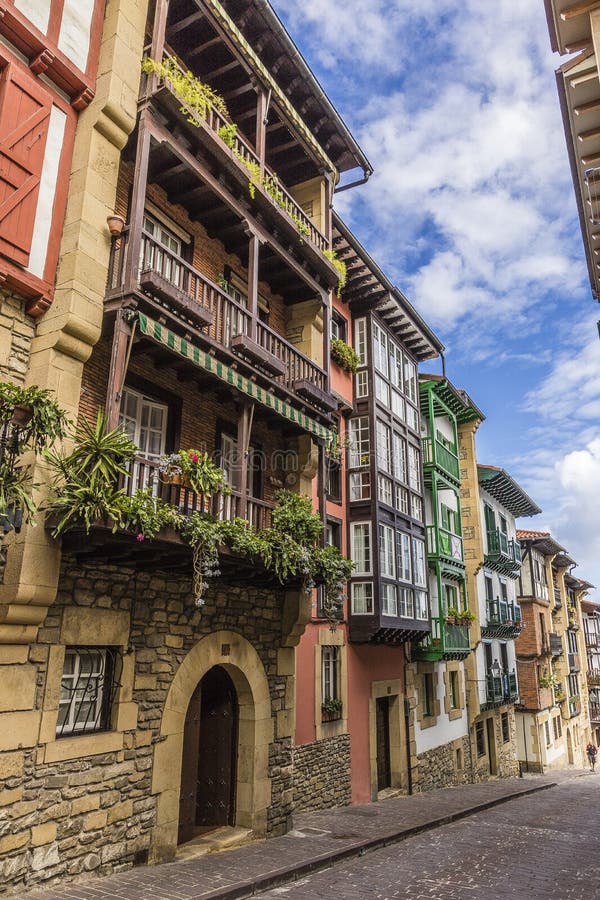 Hondarribia, Paese Basco, Spagna Fotografia Editoriale - Immagine di ...