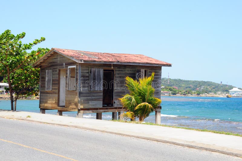Caribbean Shack stock image. Image of forest, shack, outdoors - 9118835