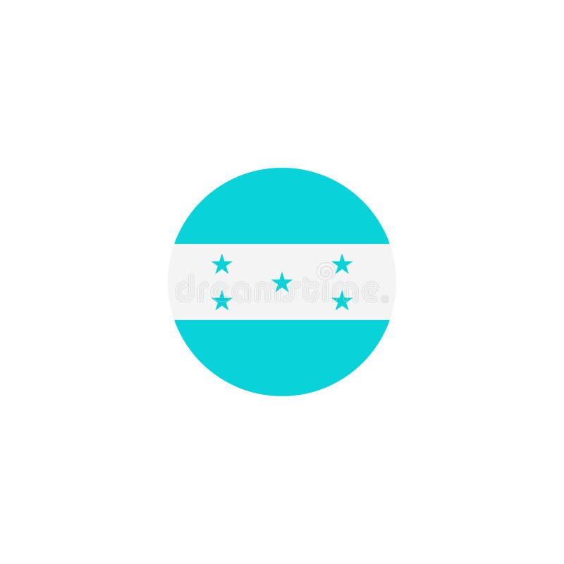 Honduras flag icon vector stock vector. Illustration of national ...