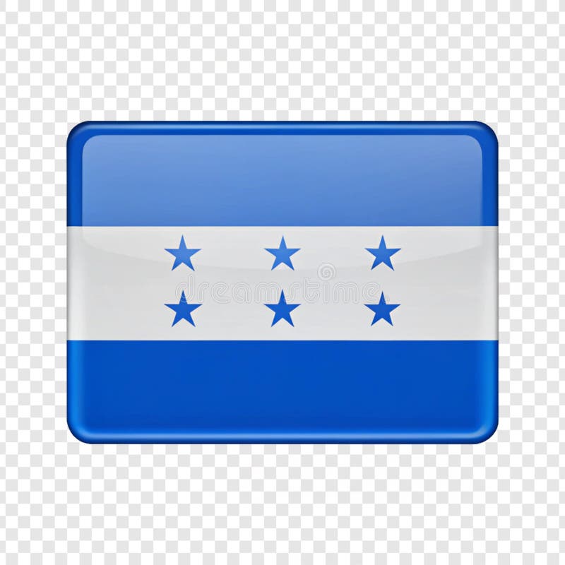 Honduras Flag Transparent Background Stock Illustration - Illustration ...