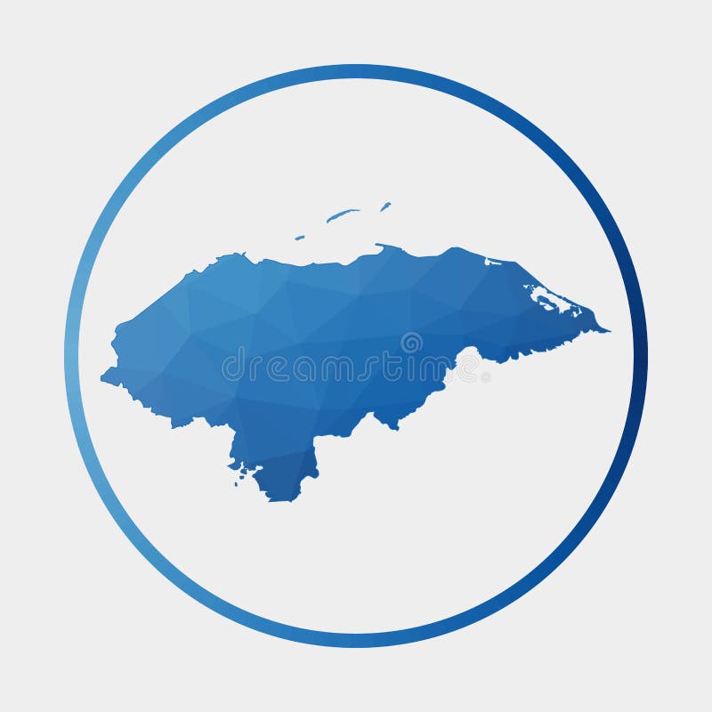 Honduras Map Icon Vector Symbol Element Stock Vector - Illustration of ...