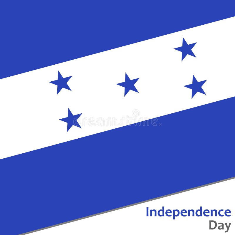 Honduras independence day stock vector. Illustration of september ...