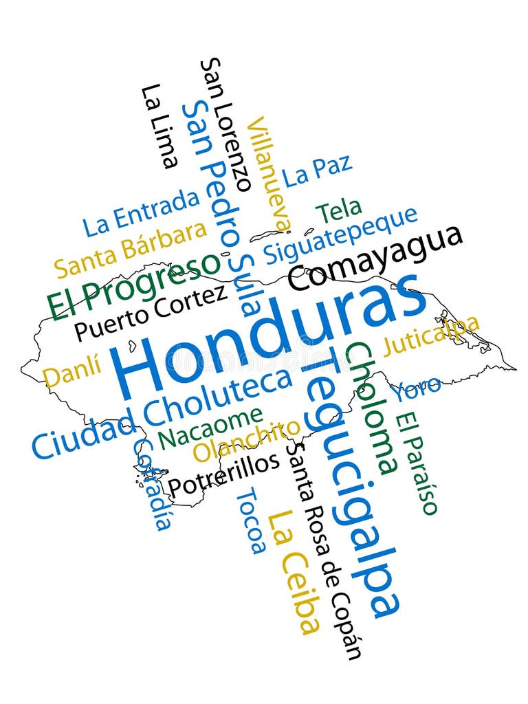 Honduras Words Stock Illustrations – 18 Honduras Words Stock ...