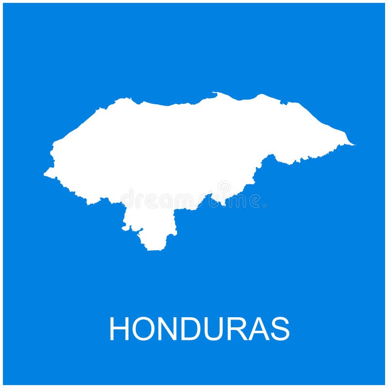 Honduras map icon stock illustration. Illustration of concept - 343861154