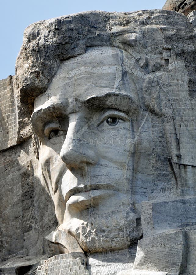 Honest Abe on Rushmore stock image. Image of slavery - 24508999