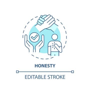 Line Drawing Honesty Stock Illustrations – 277 Line Drawing Honesty ...