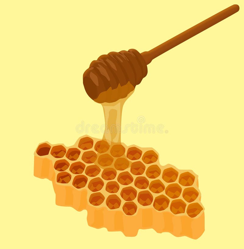 Honey bun stock illustration. Illustration of nutrient - 29217804