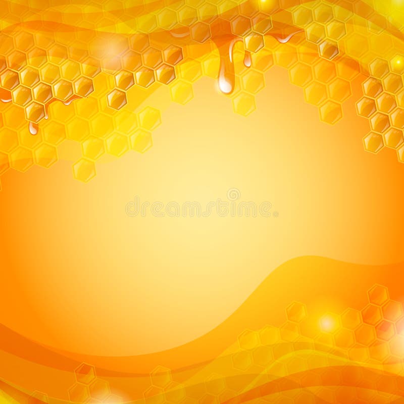 Abstract Honey Background stock illustration. Illustration of form ...