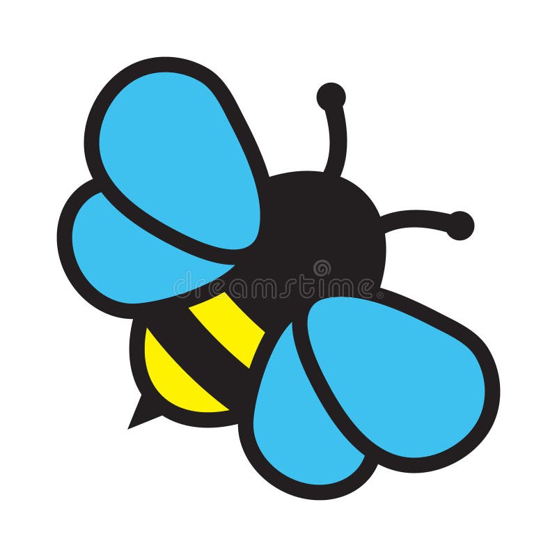 Honey Bee Flat Icon. Insect Character. Cartoon Flying Bee Stock Vector ... Honey Bee Flat Icon. Insect Character. Cartoon Flying Bee Stock Vector ...