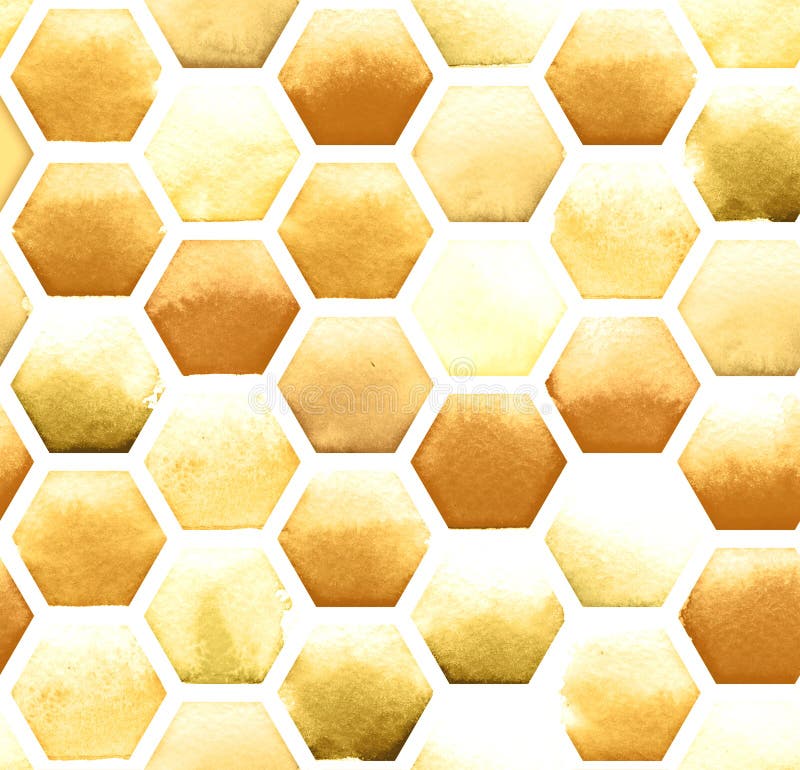 Honeycomb Watercolor