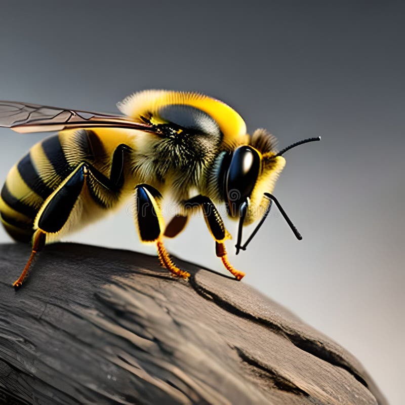 Honey bee illustration stock illustration. Illustration of petal ...