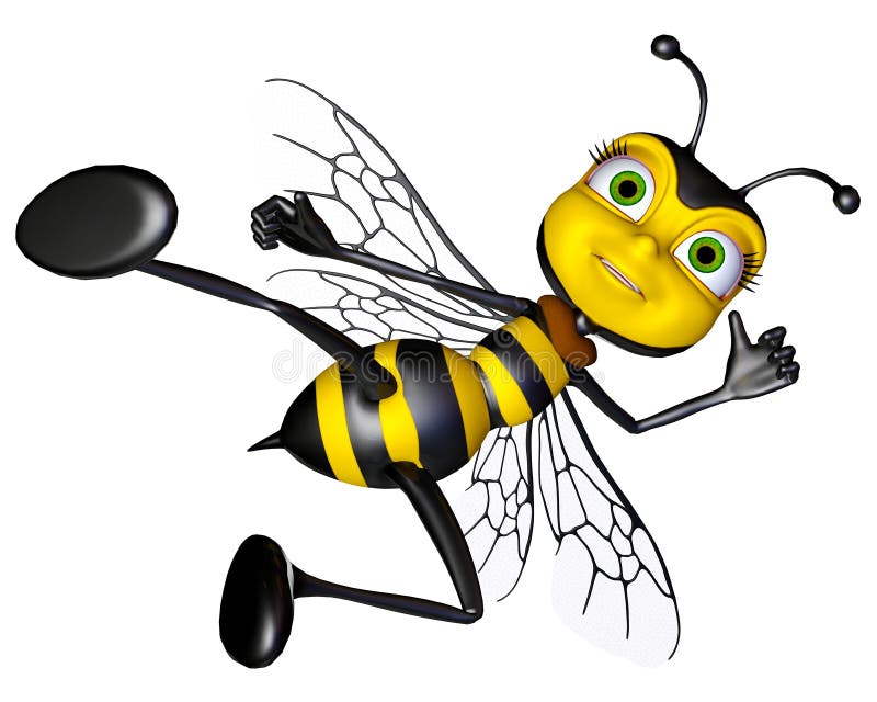 Cool bee stock illustration. Illustration of bumble, stinger - 16536572