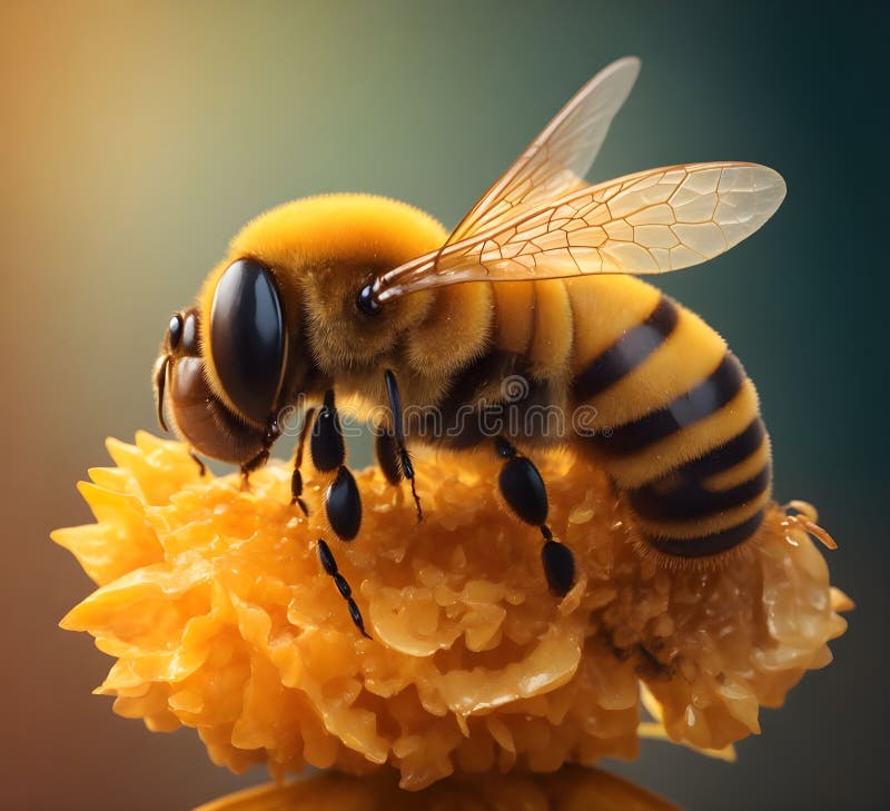 Honey Bee Zoom Stock Illustrations – 193 Honey Bee Zoom Stock ...