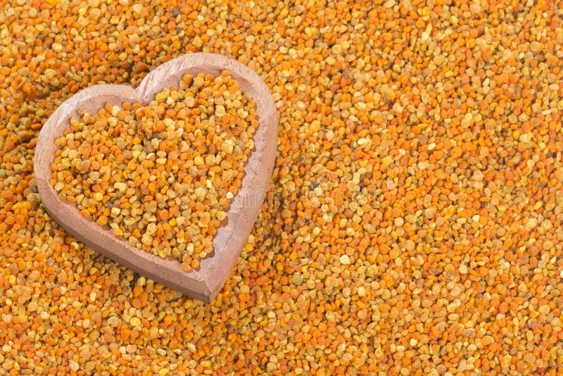 Honey Bee Pollen - Top View Stock Photo - Image of pollen, beehive ...