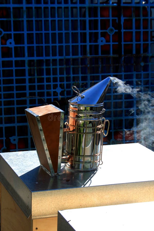 Honey Bee Smoker Ready To Go Stock Photo - Image of apiculture ...