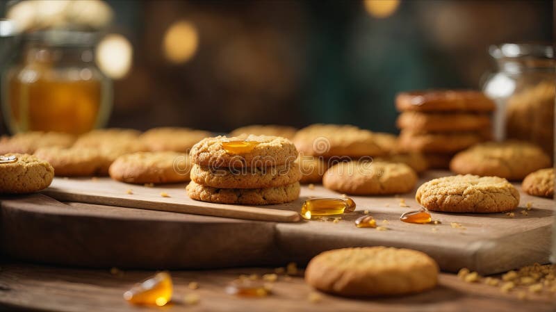 Honey Bread Cookie, Typical Brazilian Candy Stock Illustration ...