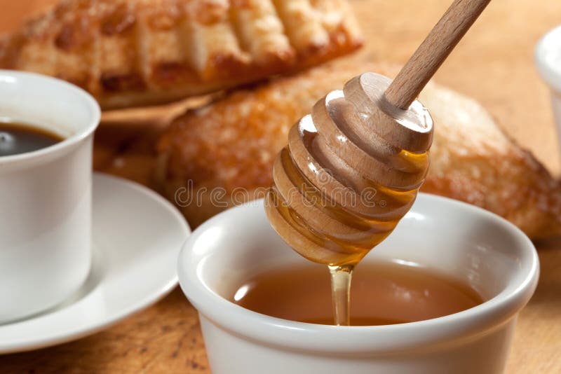 Honey stock photo. Image of pastry, honey, napkins, bread - 34803262
