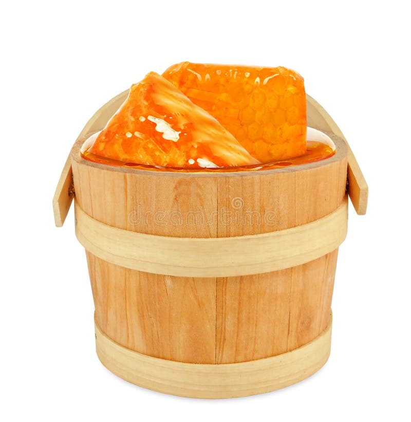 Honey in a bucket stock image. Image of organic, bucket - 57030873