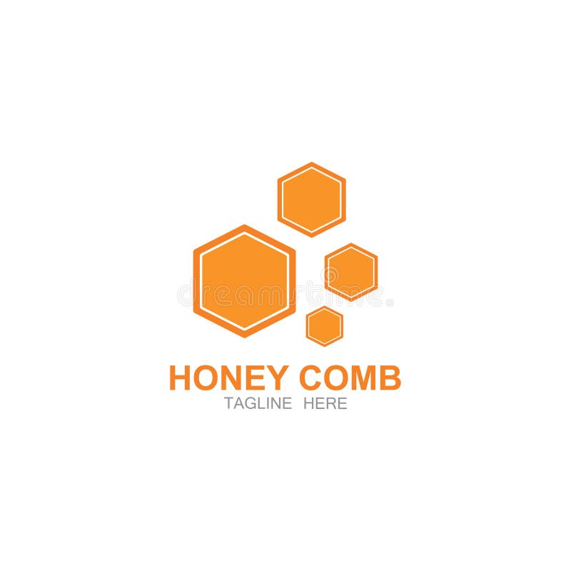 Honey Comb Logo Vector Icon Concept Stock Vector - Illustration of logo ...