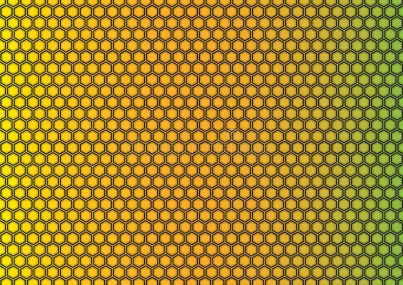 Honey Comb Pattern Background Texture-Net Stock Illustratie ...