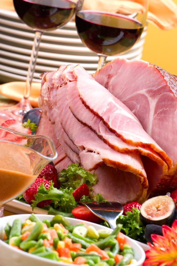 Honey ham stock image. Image of buffet, appetizer, deli - 9533945